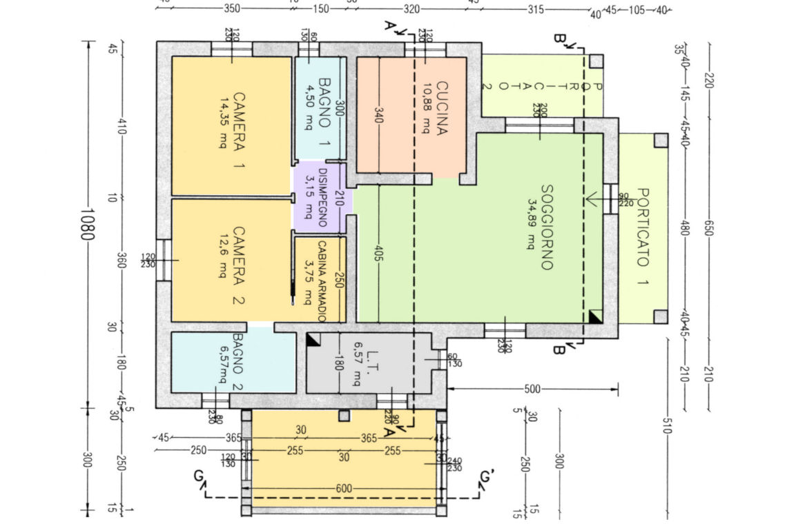 Nuova costruzione: porzione di villetta bifamiliare su un unico piano fuori terra